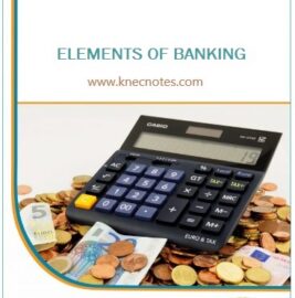 Elements of Banking notes - pdf notes