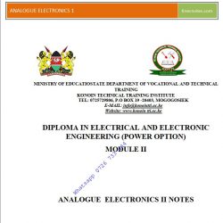 Diploma in Electrical and Electronics engineering notes Archives - pdf ...