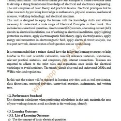 Electrical Installation/Perform Electrical Installation Pdf notes TVET ...