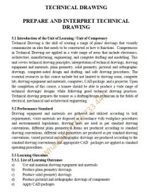Technical Drawing Pdf notes TVET CDACC Level 6 CBET (Mechanical ...