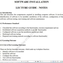 Perform computer repair and Maintenance Pdf notes TVET CDACC Level 6 ...