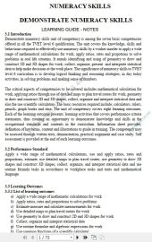 Numeracy Skills Pdf Lecture notes TVET CDACC Level 6 CBET - pdf notes