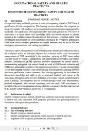 Occupational Safety and Health Practices (OSHP) Pdf notes TVET CDACC ...