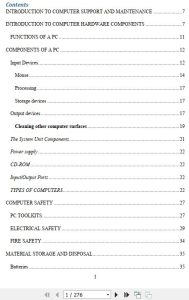 Computer Support and Maintenance Pdf notes KNEC - pdf notes