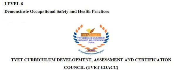 Demonstrate Occupational Safety and Health Practices(OSHP) Level 6 Past ...