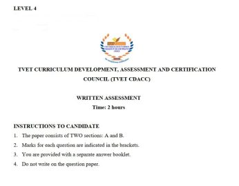 Basic Units Of Competency Level 4 Past Assessment Papers - pdf notes