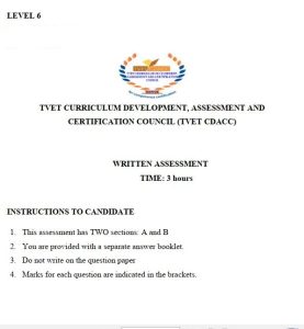 Basic Units of Competency Level 6 Past Assessment Papers - pdf notes