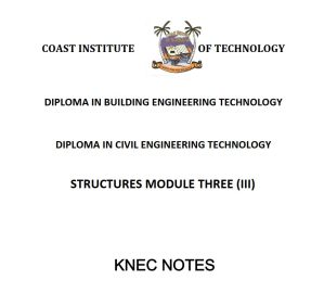 Structures III KNEC Pdf notes - pdf notes